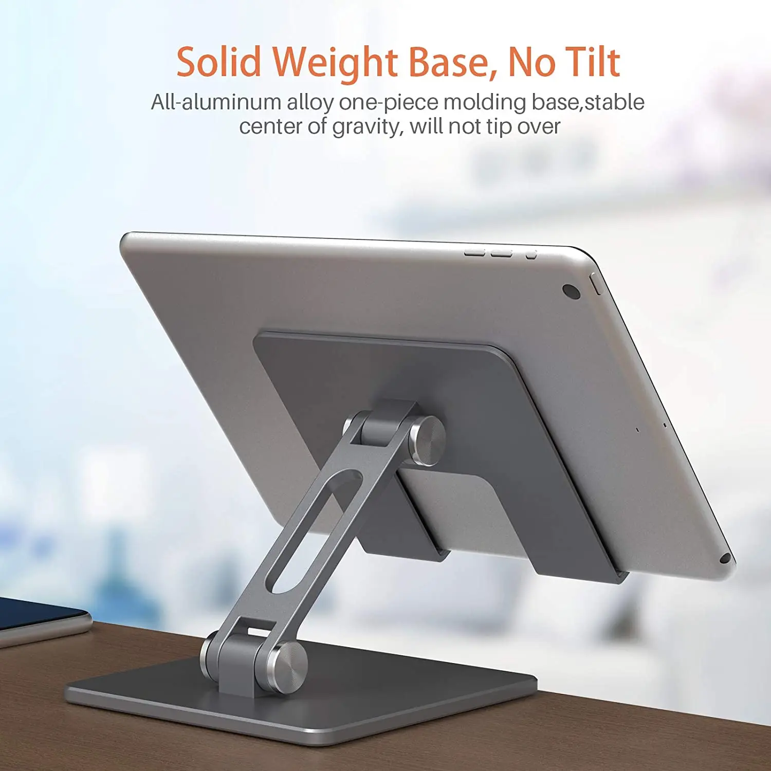 New Tech Countertop Laptop Stand Aluminium Adjustable Height ...