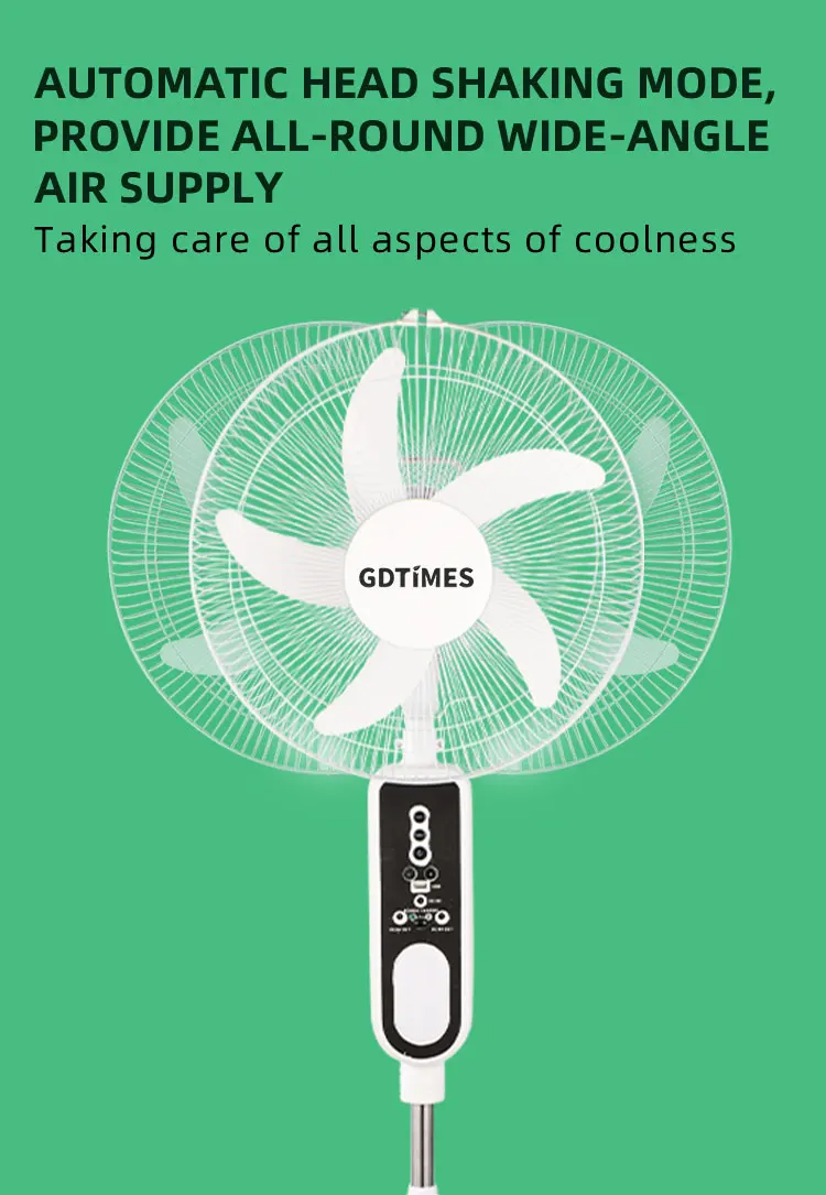 GDTIMES Solar Fan - Efficient Cooling with Remote Control
