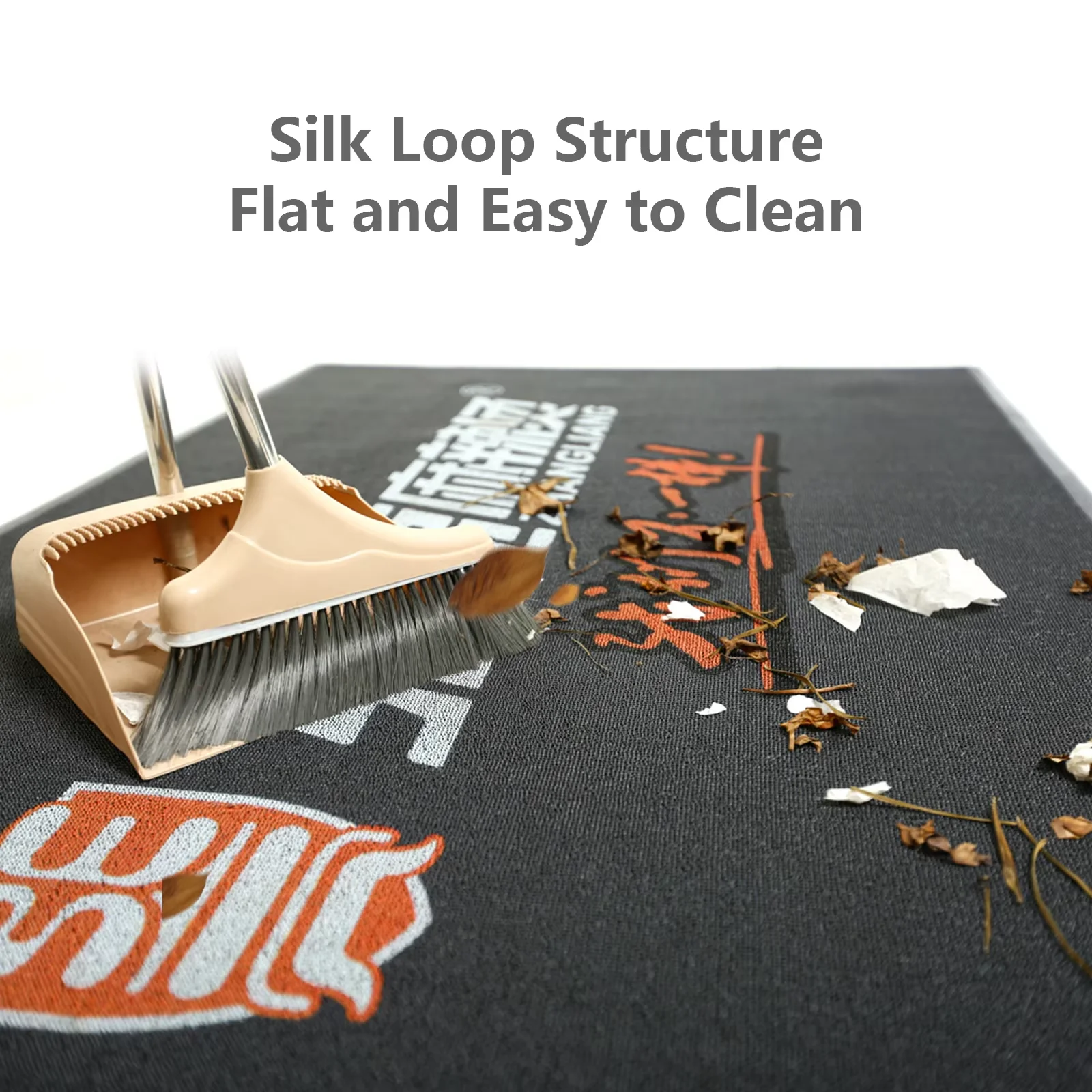 Custom Modern PVC Coil Entrance Mat Wear Resistant Non-Slip Rubber ...