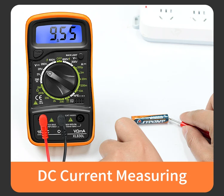 Xl830l Digital Multimeter With Backlight Lcd Display & Data Hold ...