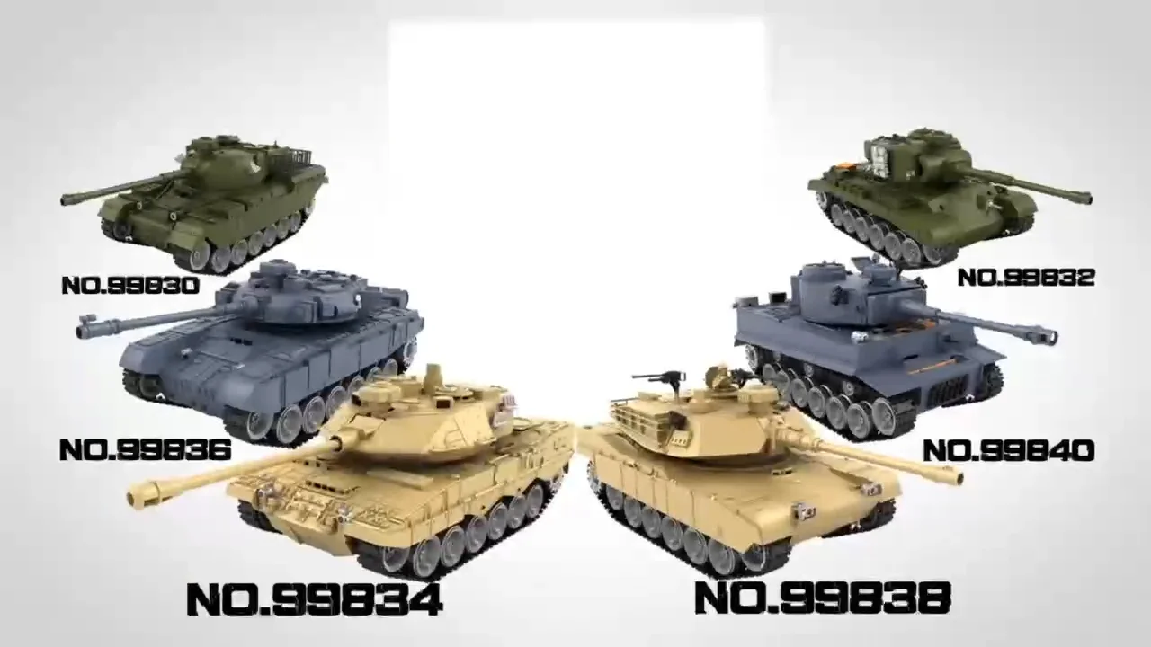 New Simulation Full Function T90 Model Remote Control Army Tank Toy ...