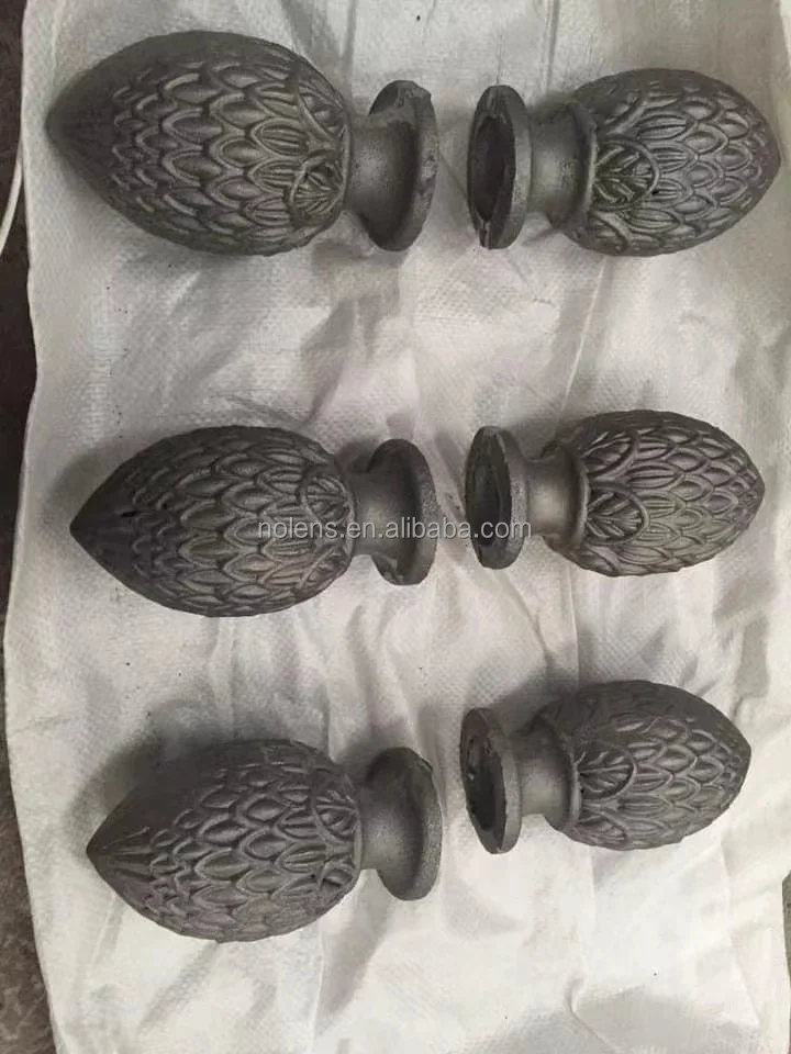 China Wrought Iron Solid Fence Collars Casting Steel Collars/studs For ...