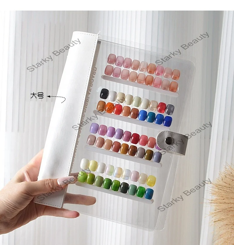 Nail Color Chart Display Acrylic Display Board Storage Book - Buy Nail ...