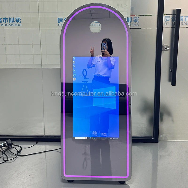 2024 Mirror Photo Booth - Magic Mirror with Camera & Printer
