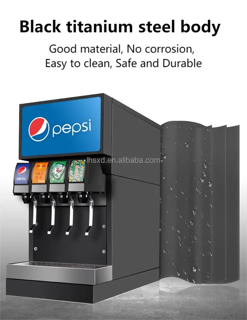 4 Outlets Beverage Dispenser - Carbonated Drinks Machine