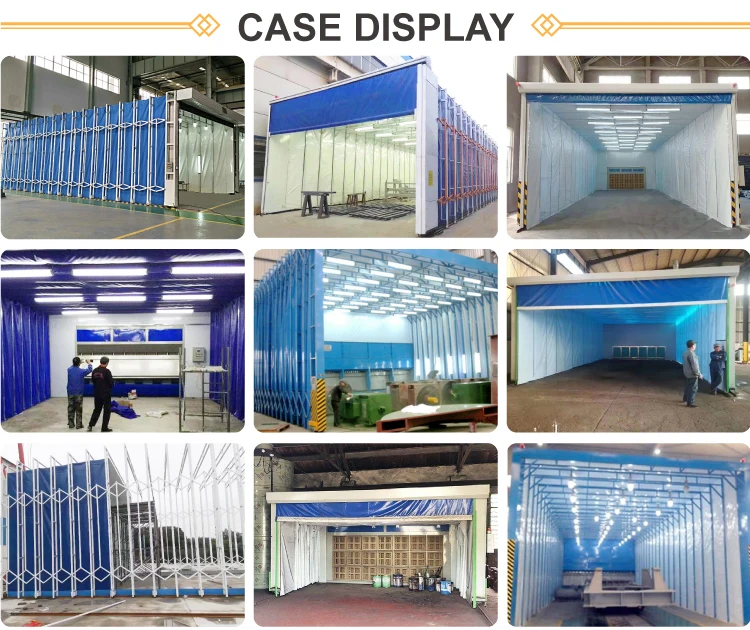 Customized Folding Spray Booth Retractable Paint Booth with Filter ...