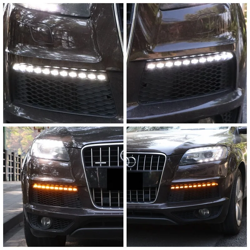 HSSD-20001 Car Headlight Led Daytime Running Light Led Drl with Turn ...