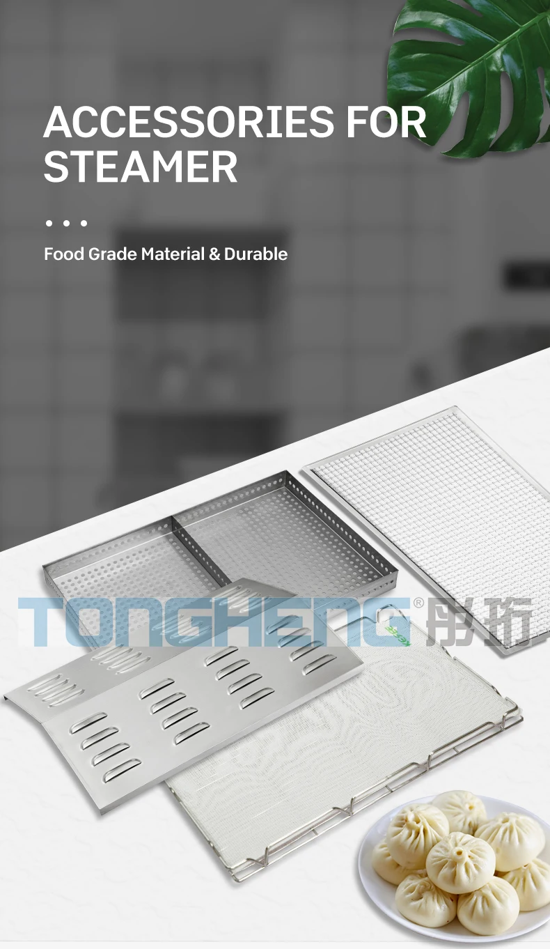 Perforated Shallow Tray Stainless Steel Mara Cake Steaming Tray