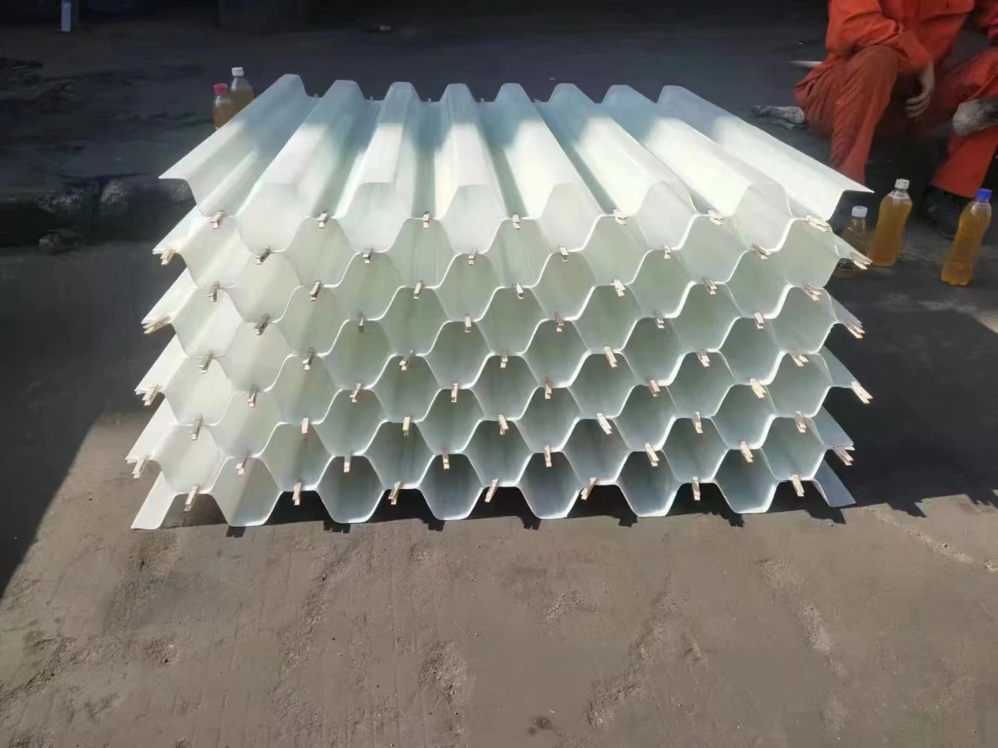 95m3 Lamella Clarifier Sedimentation Tank Plates Pack Lamella Pack ...