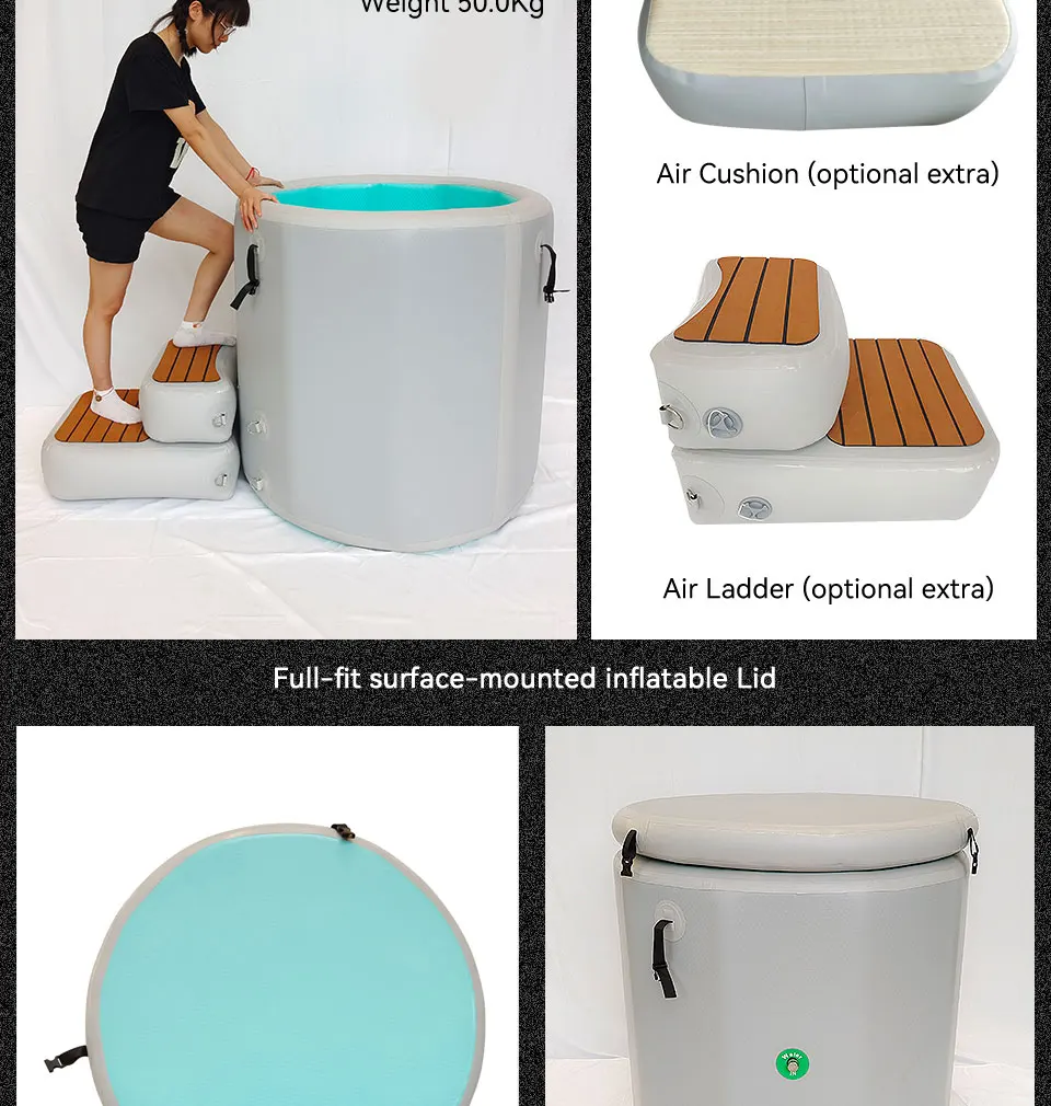 Brand New Portable Ice Bath - Recovery Barrel with Chiller