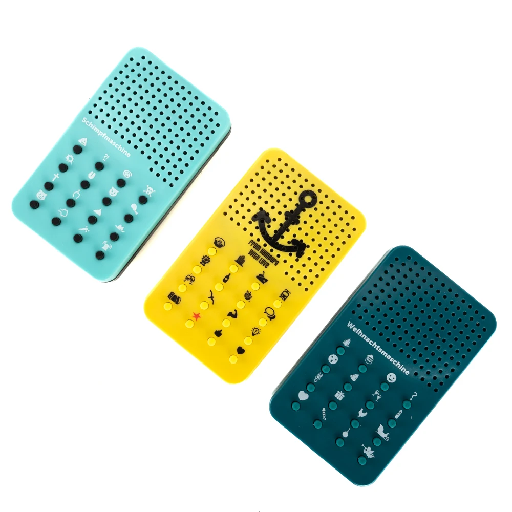 16 Buttons Recordable Sound Machine - Portable & Fun