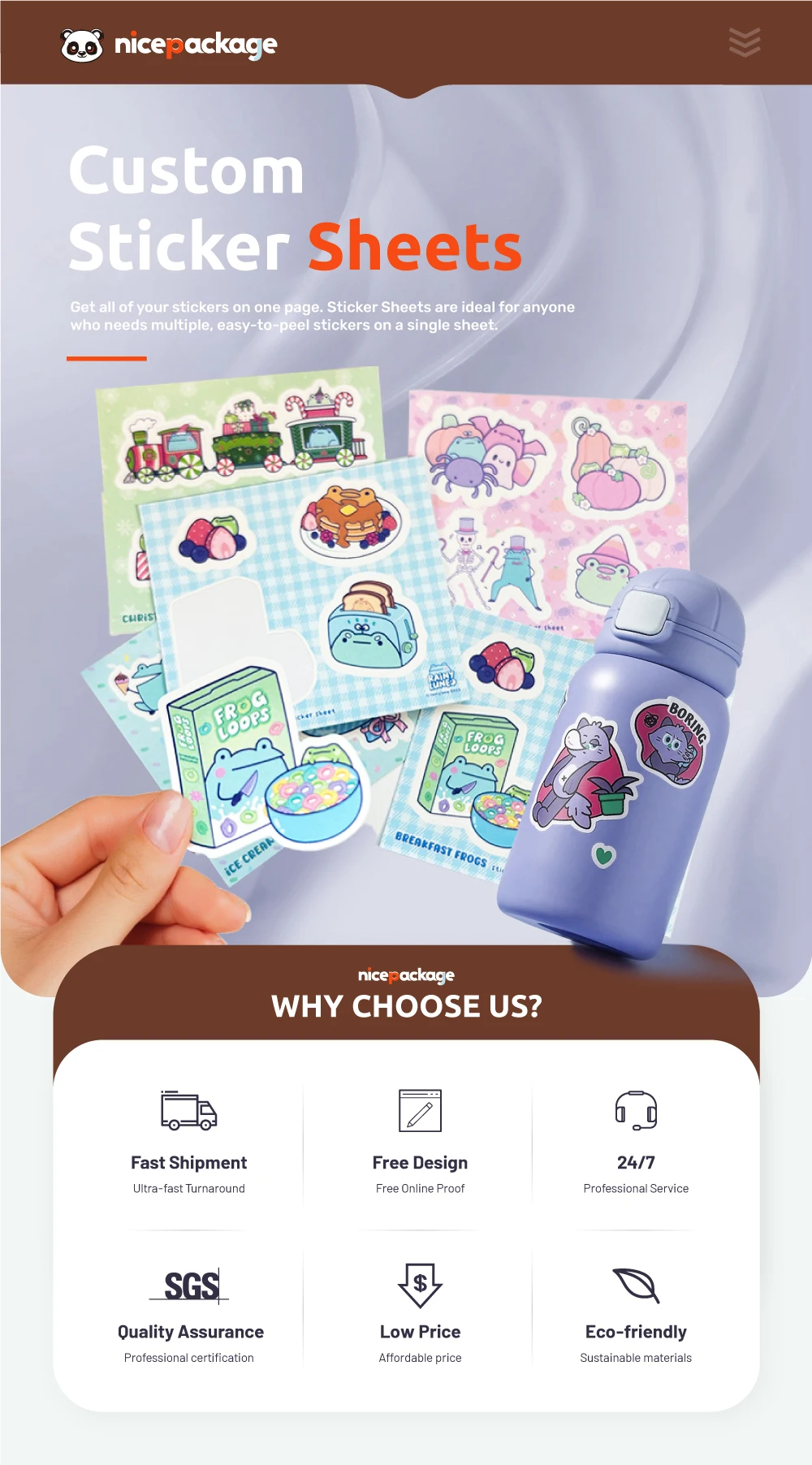 Customizable Cartoon Labels - Durable & Waterproof Stickers