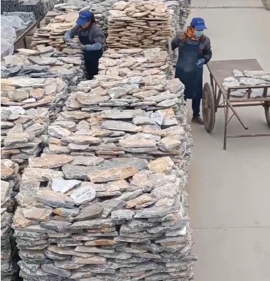 Irregularity Limestone Cladding Exterior White Natural Stone Cream ...