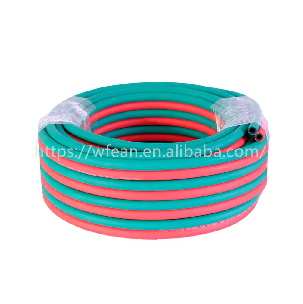 Flexible Blue Red High Pressure Twin Pvc Oxygen Acetylene Welding Hose ...