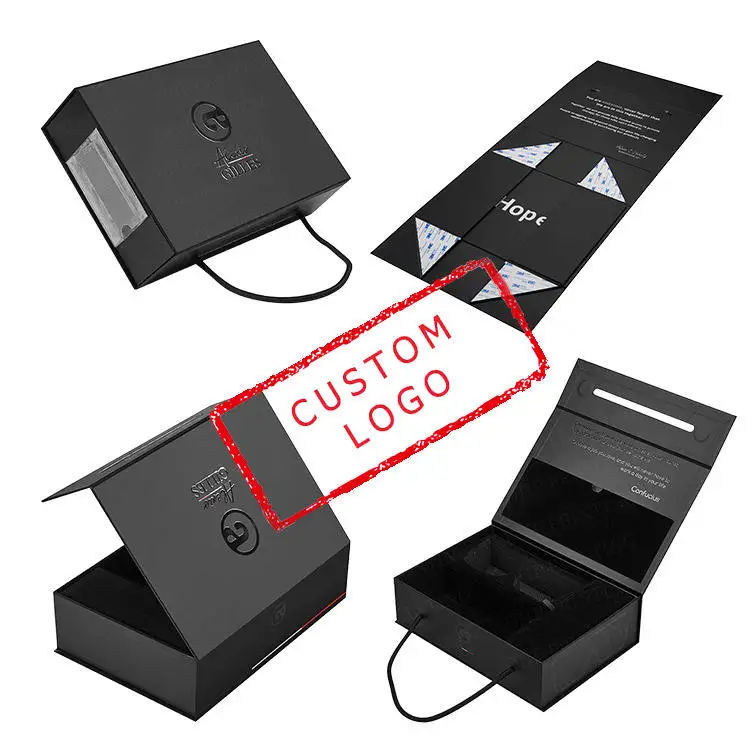 Custom Luxury Large Premium Magnetic Closure Flip Top Mailer