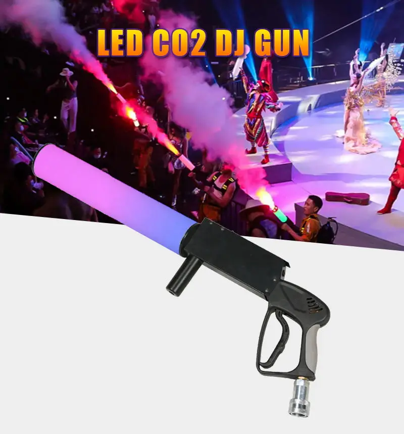 Disco Dj Equipment Stage Effects Co2 Gun Party Dj Smoke Gun Led With ...