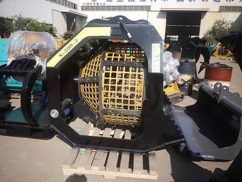 RSBM Mini Excavator Attachment Sieve Bucket Rotating Screening Bucket ...