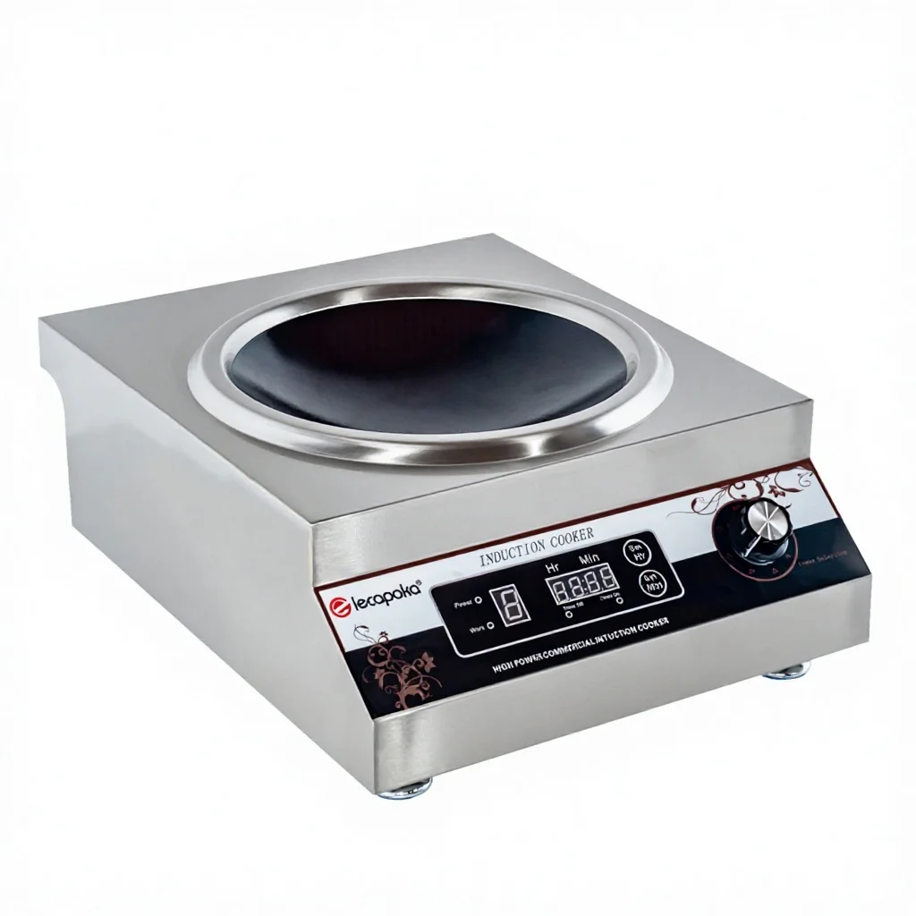 Industrial 5000W Electric IH Induction Soup Cooker Commercial Use for ...