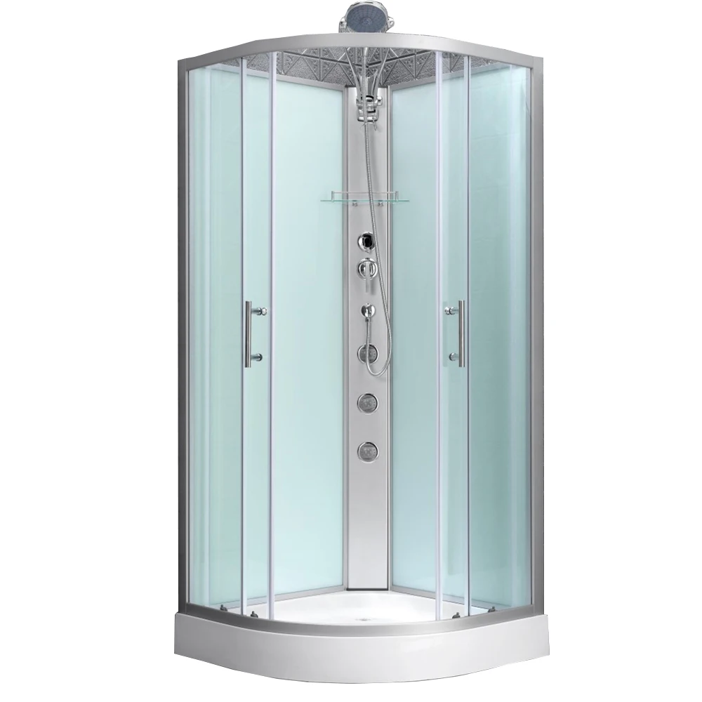 Modern 90x90 Corner Glass Shower Cabin for Hotels - PFR