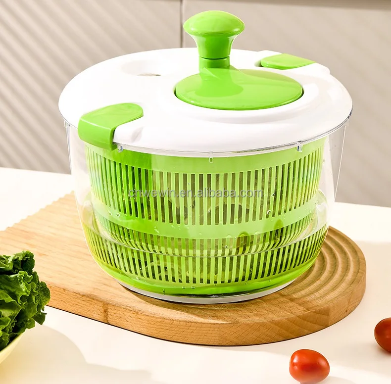 Manual Salad Spinner Kitchen Vegetable Dryer Vegetable Washer Spinners ...