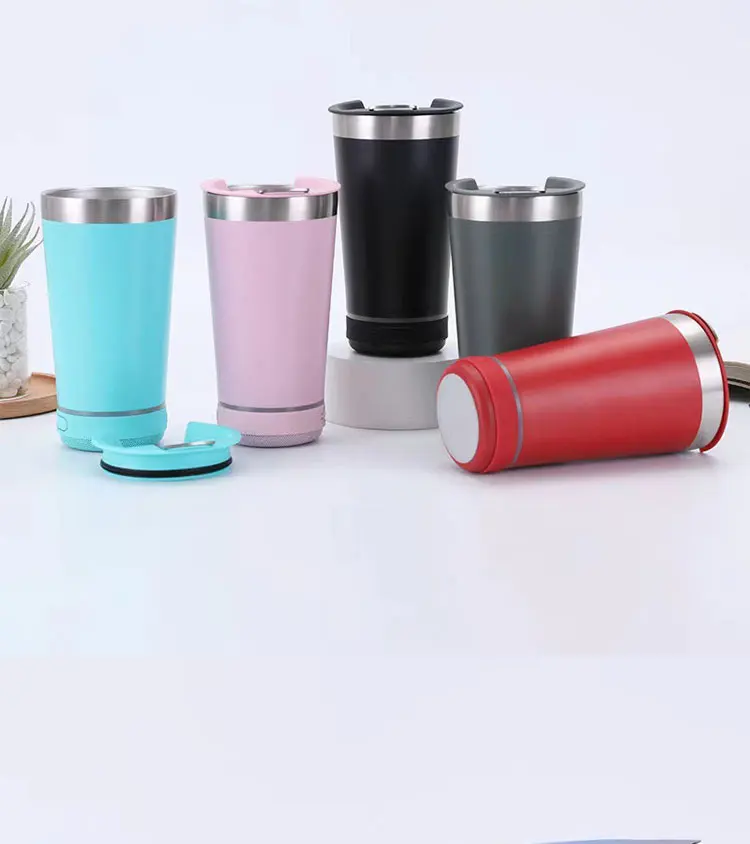 304 Stainless Steel Bluetooth Audio Cup With Bottle Opener Ice Bullock ...