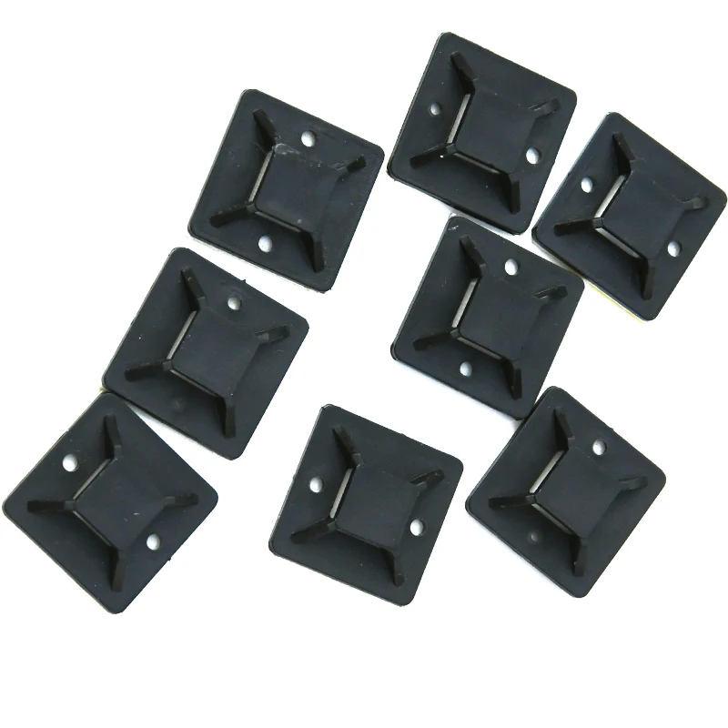 High Quality Plastic Cable Tie Mount Plastic 3M Base Push Tie Mounts ...