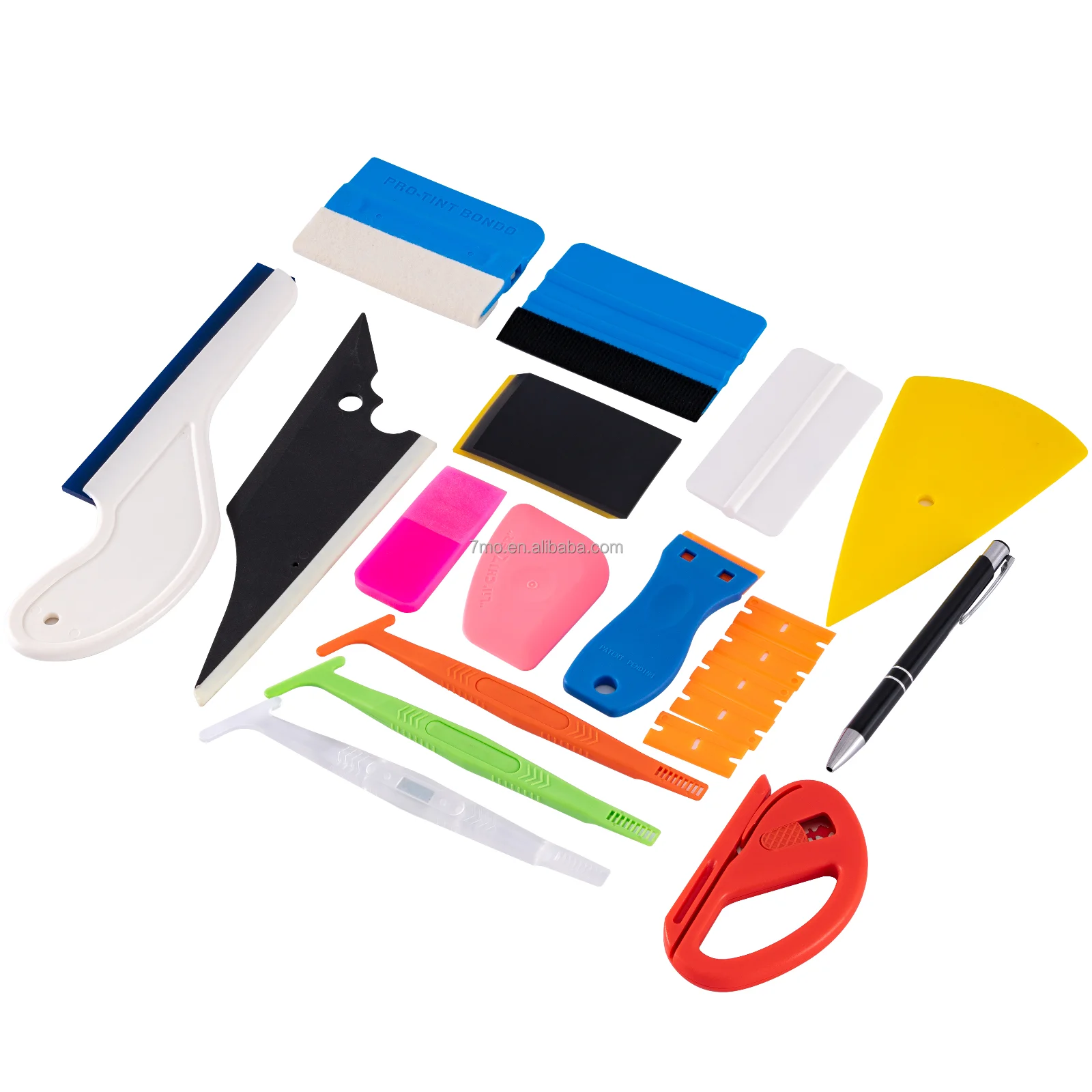 7mo Professional Car Wrap Vinyl Tools Kit Vehicle Applicator Kit for ...