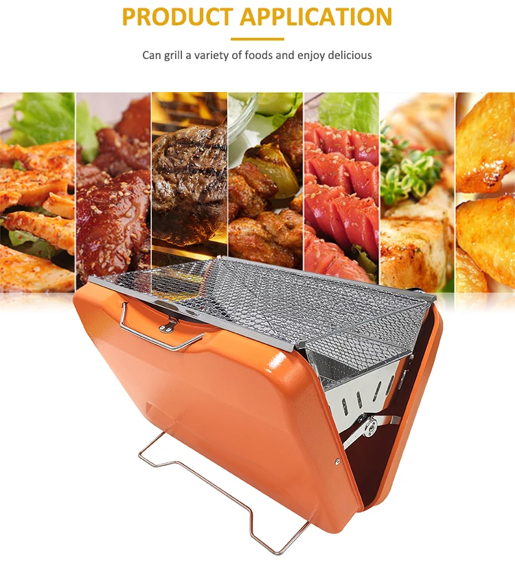 Mini Suitcase Camping Travelling Folding Stainless Steel Charcoal ...