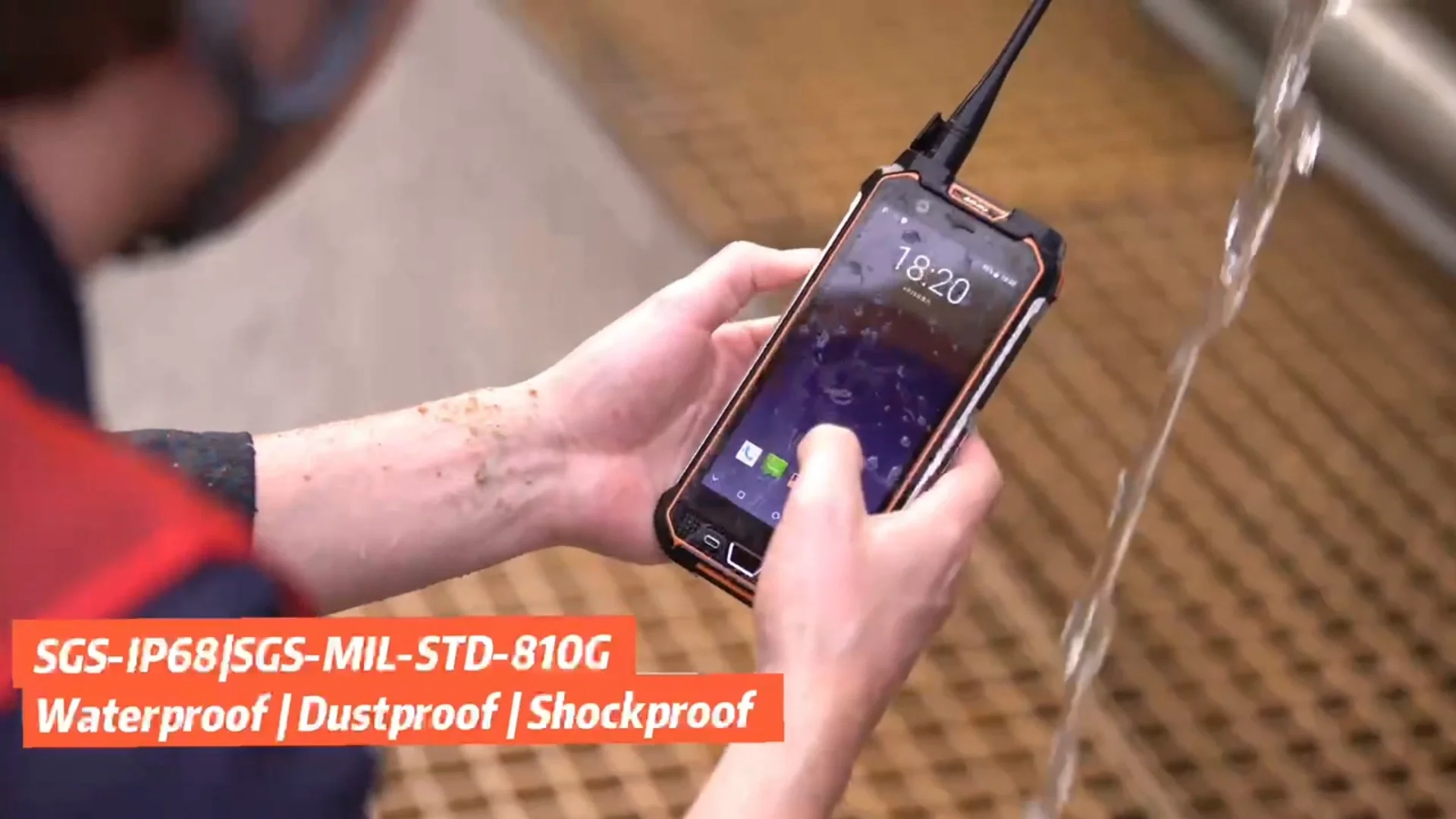 Aoro M5 8000mah Ex Ib Iic T4 Zone 1 Poc Radio 4g Radio Dmr Ip68 Walkie Talkie Atex Intrinsically ...