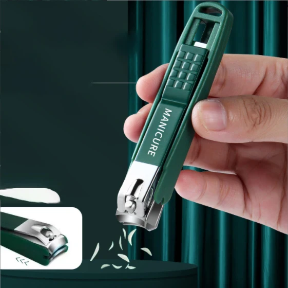 Manicure Set Portable Nail Clipper Scissors 6pcs Pedicure Kits Green ...