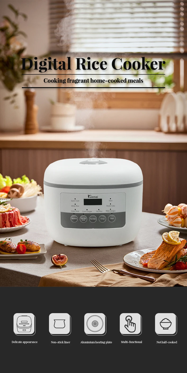 2024 Hot Selling Multi Purpose Rice Cooker For Household Good Price ...