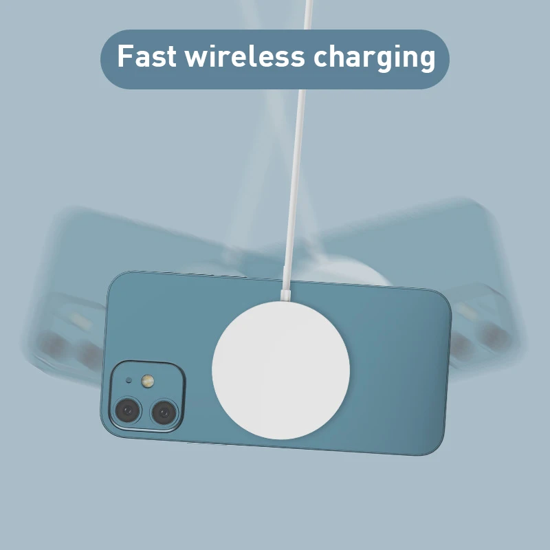 Magnetic 15w Wireless Charger For Iphone 12 Pro Max Mini For Fast ...