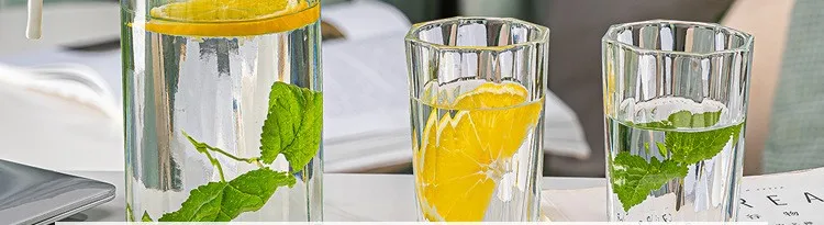 32oz 1Liter Round Glass Water Juice Jug With 4pcs Glass Cup Glass ...