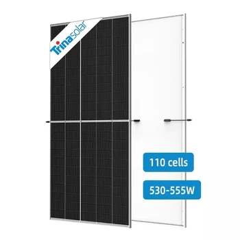 Trina Mono Facial Module 110 Cells 530w 535w 540w 545w 550w 555w Mono Half Cell Solar Panel Kit ...