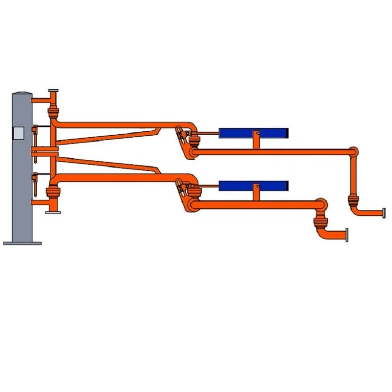 Top Closed Loading & Unloading Arm With Vapor Return Recovery For Rail ...
