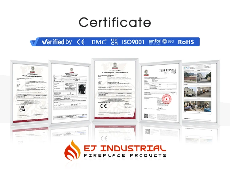 EJ Heat Powered Fireplace Burner Fan Heat Powered Fan Stove Fan for ...