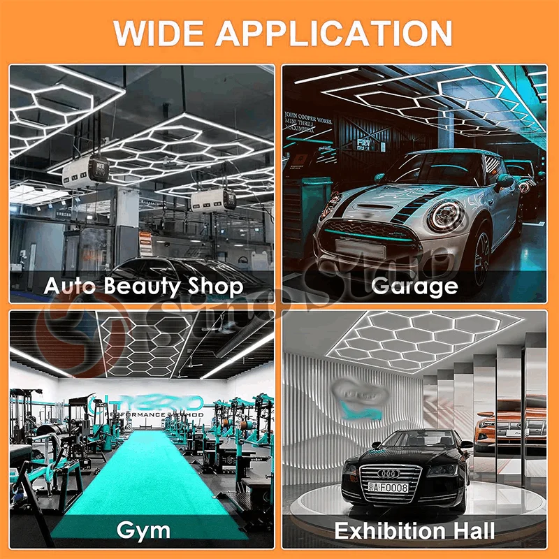 Alibaba.com: SS340 7.87ft*14.5ft ECO Honeycomb LED Car Detailing ...