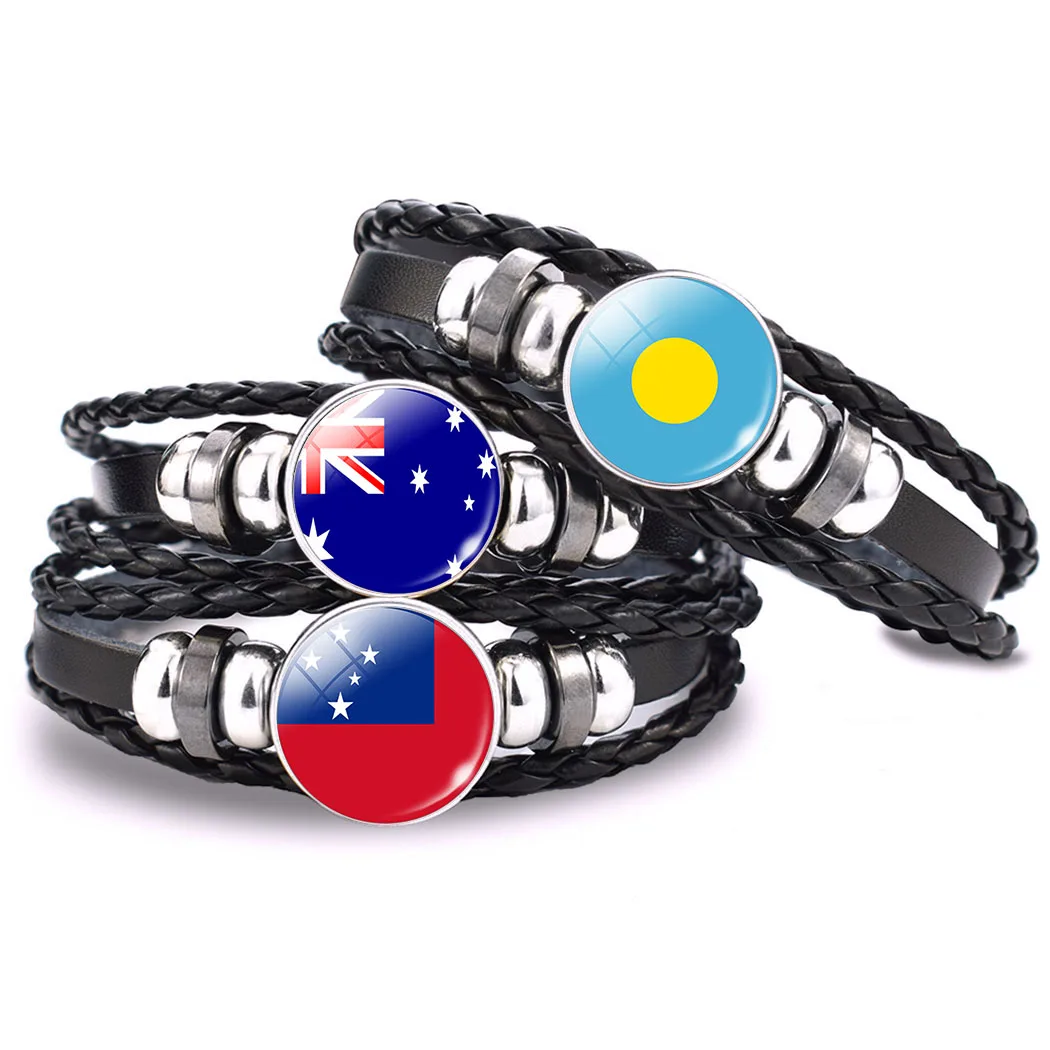 National Flags Of Different Countries Oceania Australia New Zealand ...