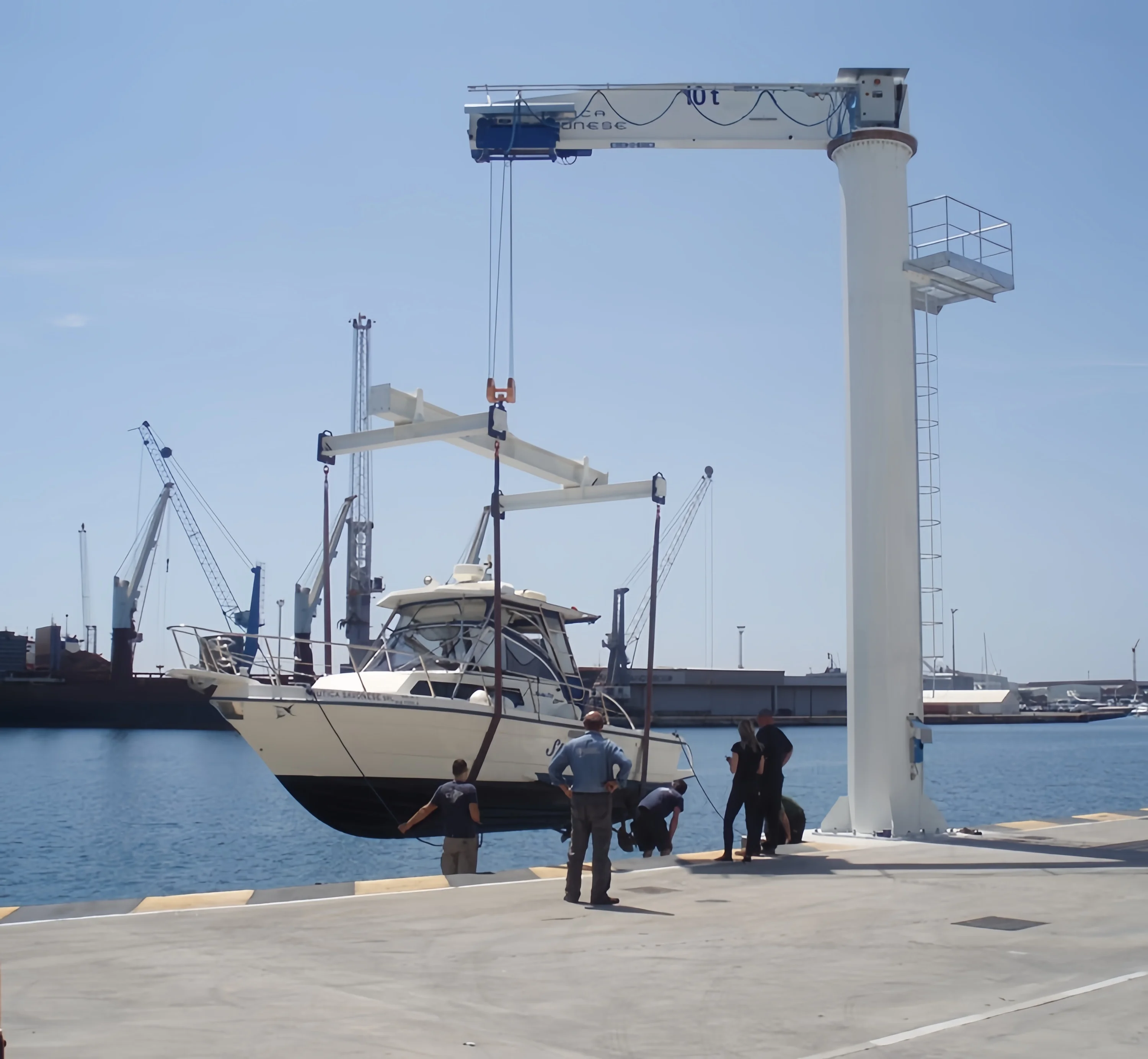 Outdoor Hydraulic Gantry Crane with 5-60 Ton Lifting Capacity 10m Max ...