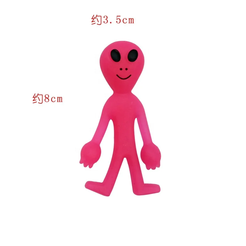 3.15 Inch Sticky Tpr Astronaut Alien Decompression Toys Funny Education ...