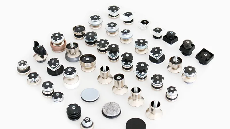 With Ferrule Chair Leg Glide Snap On Chair Mechanism Swivel Square ...
