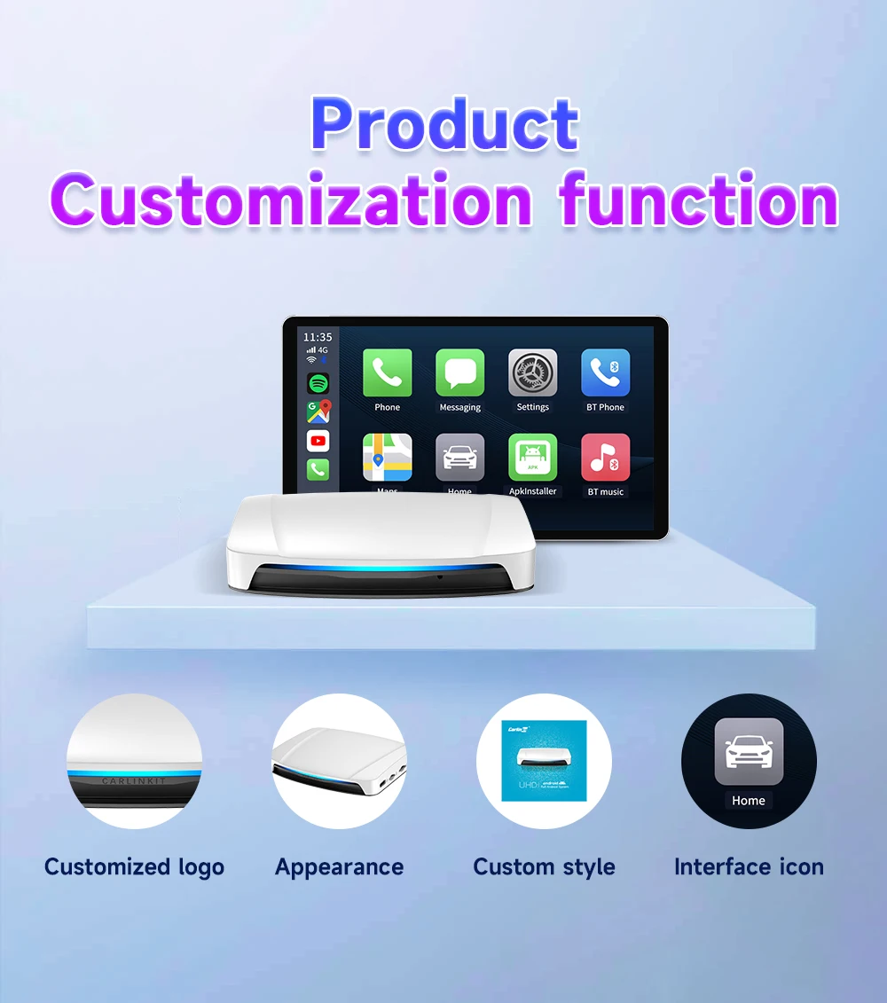 Oem Odm 6225 128gb Carplay Ai Box Android 13 Car Android Auto Car Play ...