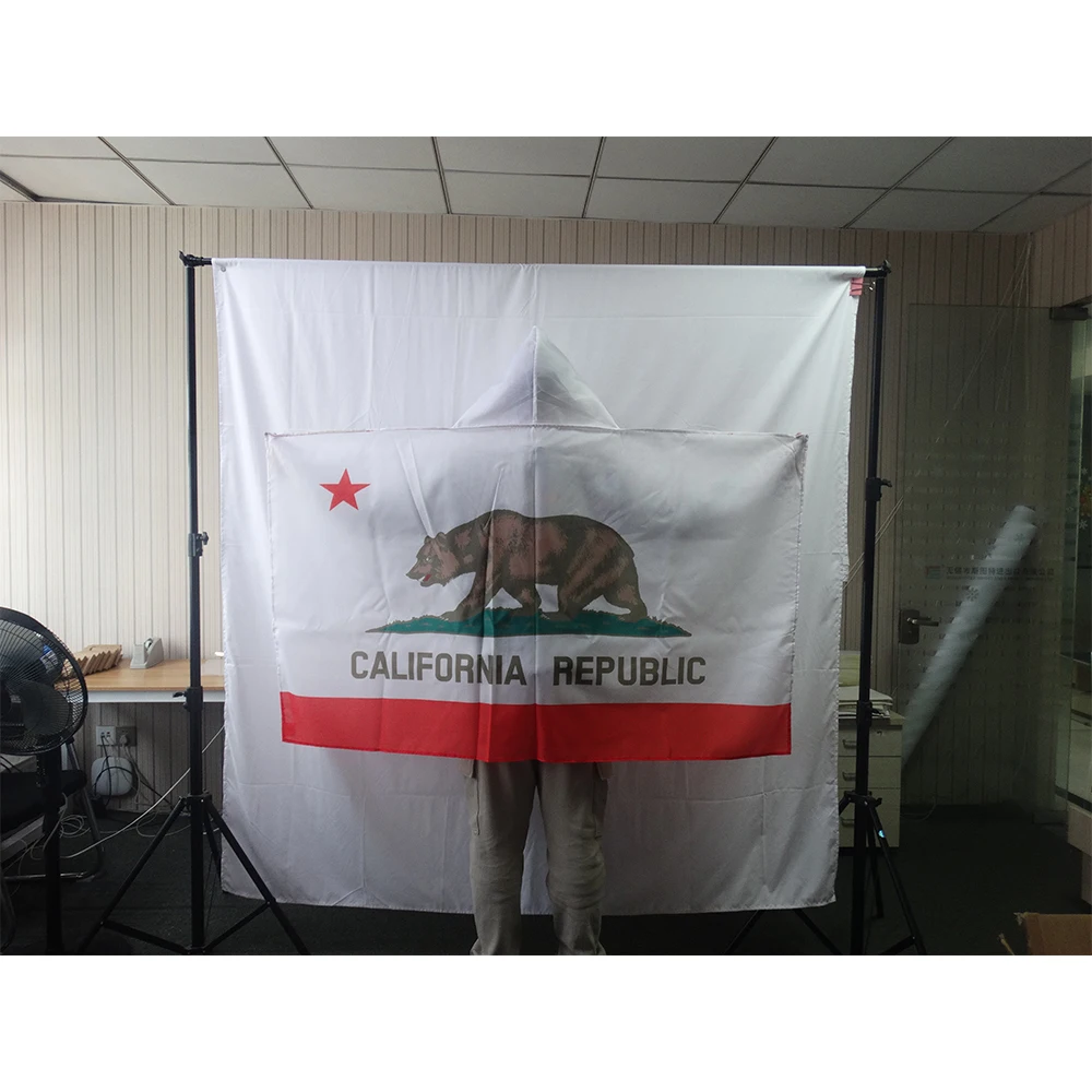 150x90cm Custom Size Logo Cheering Fan Cape Body Flag Uk Federal States ...