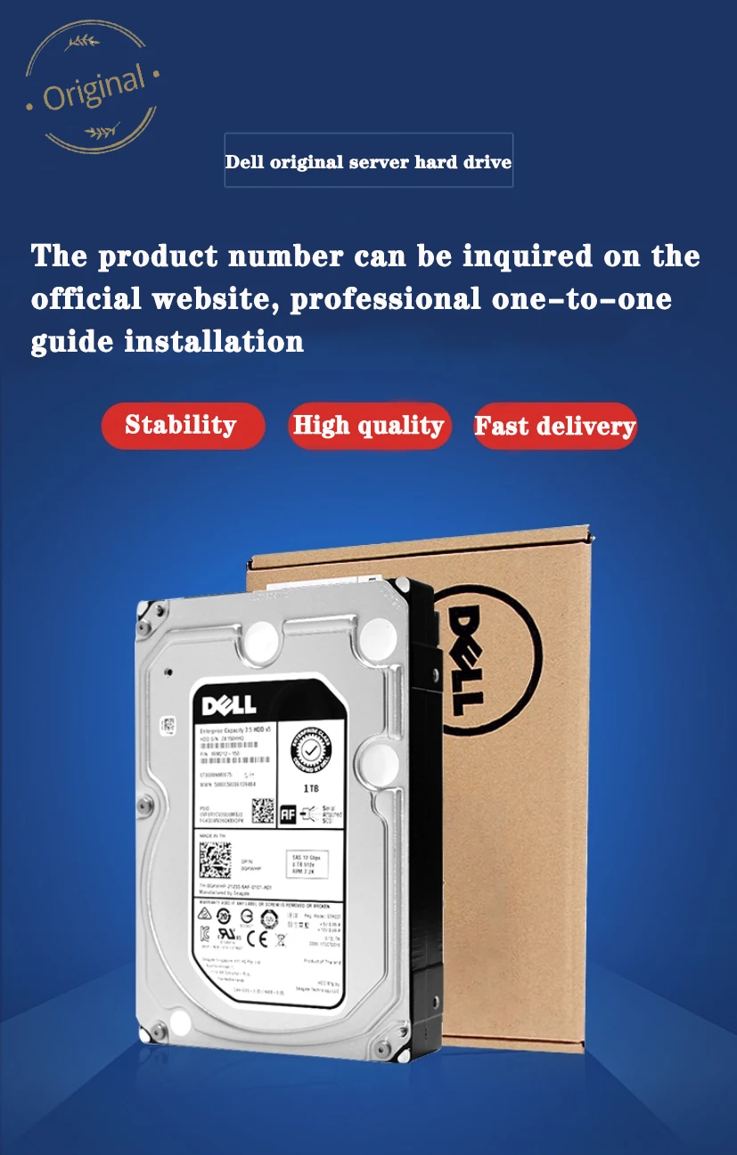 Dell Server Hdd 480g 960g 1.92t 3.84t 2.5 10tb 16tb Used 8tb 300tb 2tb ...