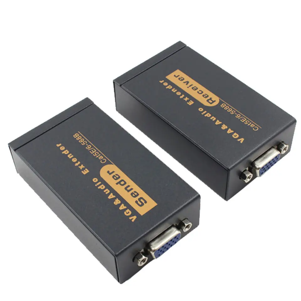 Oem Vga Over Ethernet Vga Extender To Cat5e Cat6 Ethernet Cable Vga