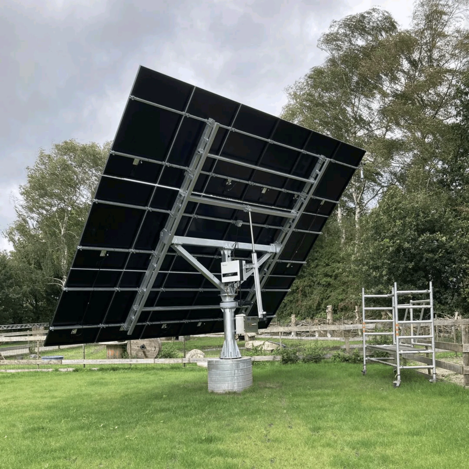 5kw Solar Panel Sun Power Tracker Solar Tracker With Dual Axis Sun ...