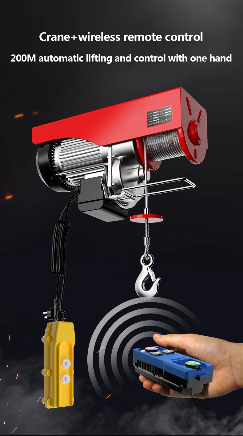 Pa300 Mini 1000 Kg Portable Micro Lift Motor Crane Electric Hoist Mini ...