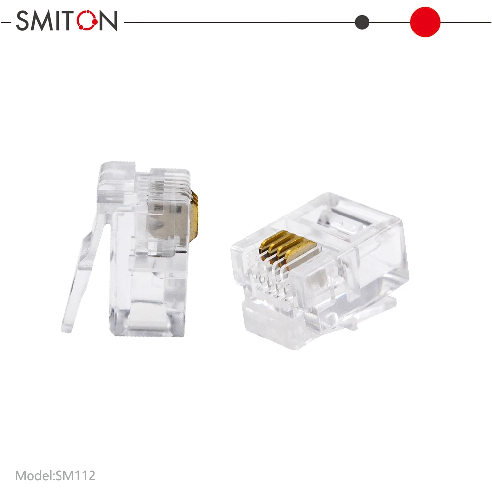 Rj11 6p4c Utp Connector Modular Plug - Buy Utp Connector Modular Plug 6p4c Utp Connector Modular ...