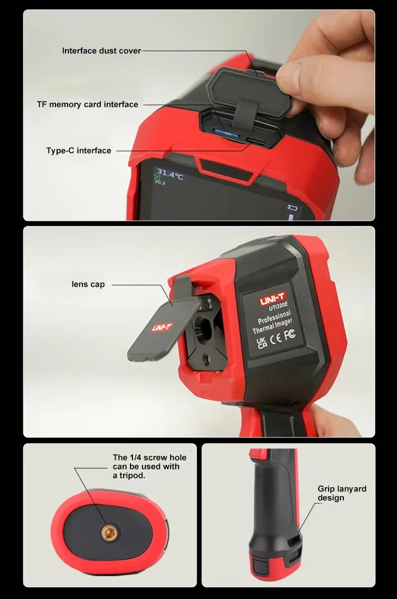 UNI-T UTi320E Thermal Imaging Camera Latest Model Higher Resolution 320 ...