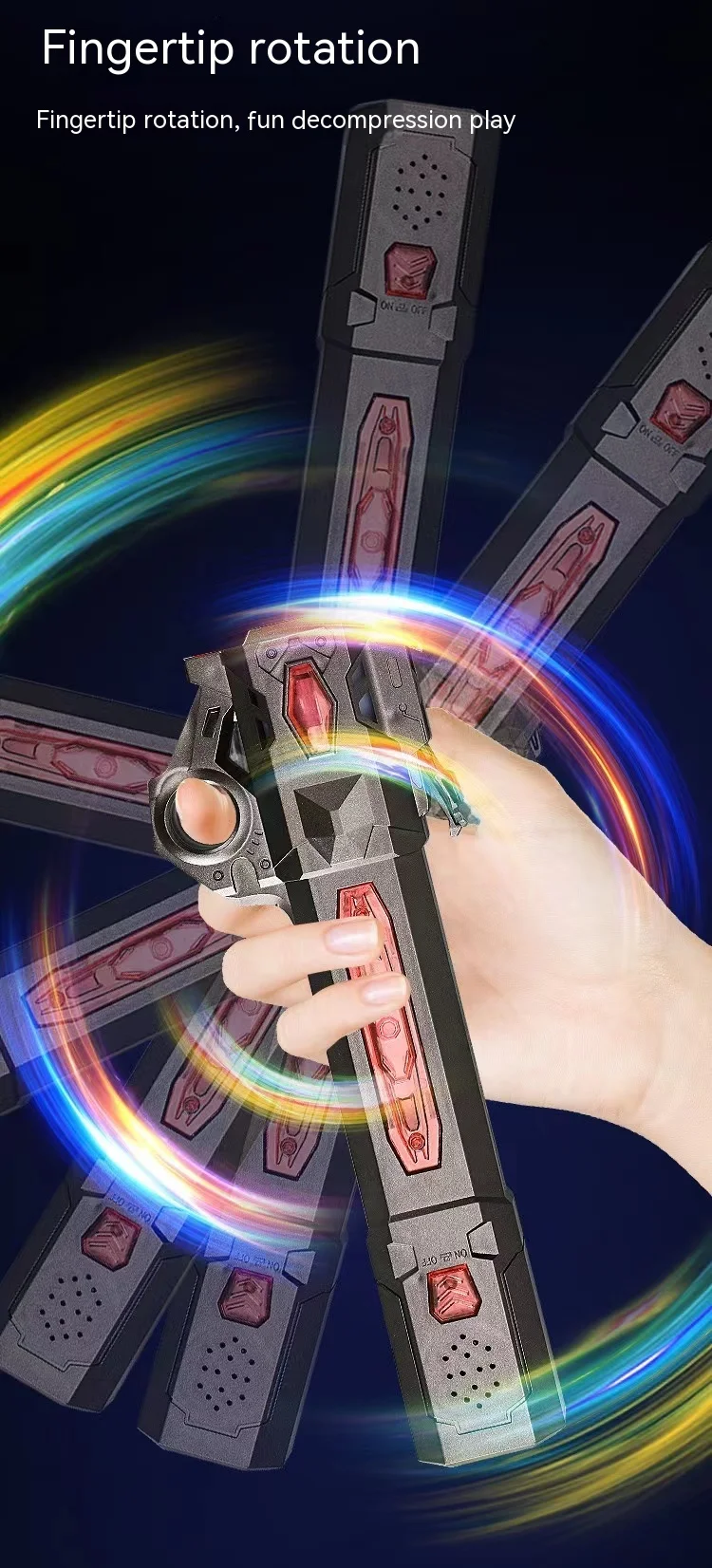 Luminous Telescopic Flash Sword Color Changing Toys Handshake Laser ...